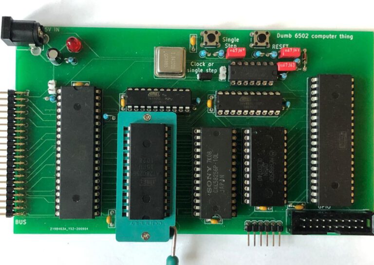 Configurable 6502 board - jaeblog jaeblog